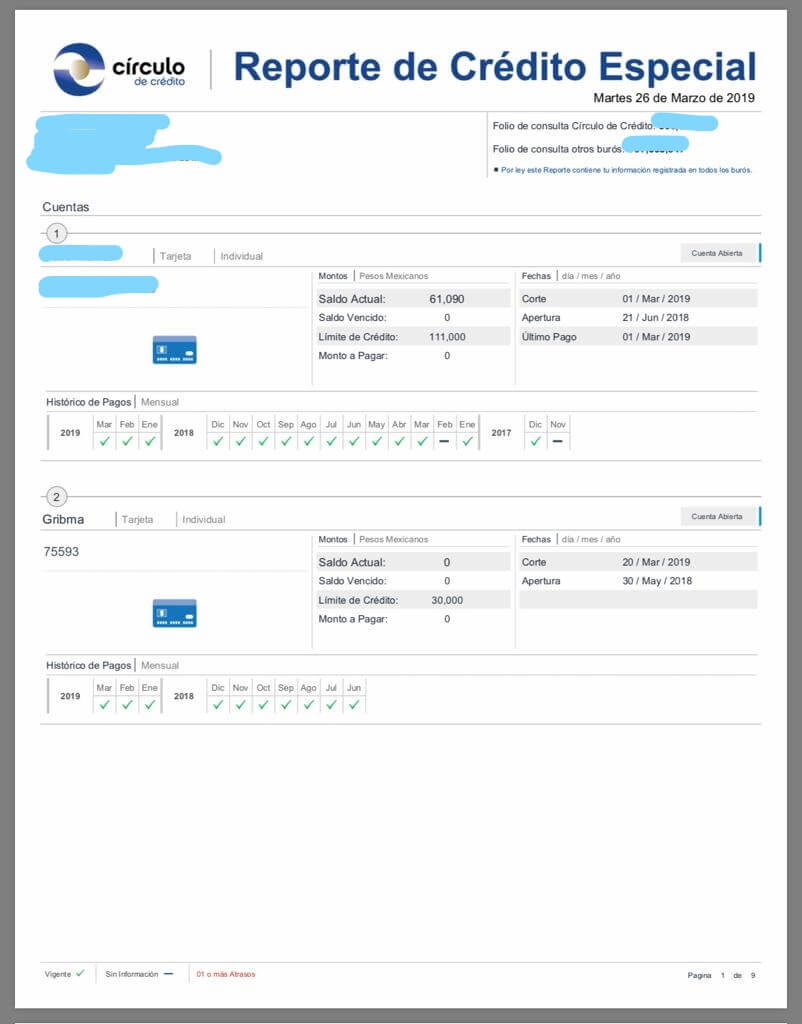 Reporte Especial de buró de crédito | Así se obtiene gratis